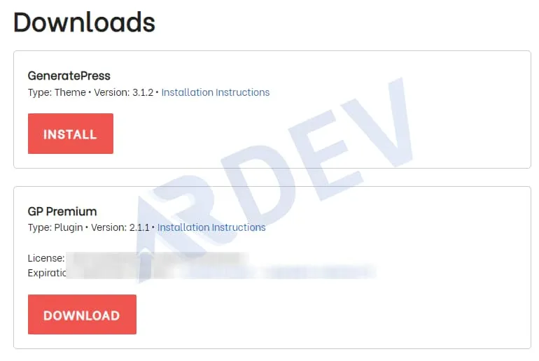 Jasa Install Theme GeneratePress Original Lifetime - Ardev
