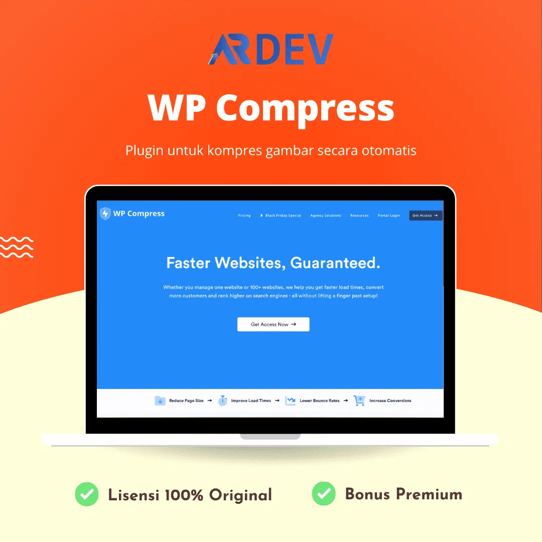 Jasa Install WP Compress dengan Kuota 100.000 Kredit - Ardev