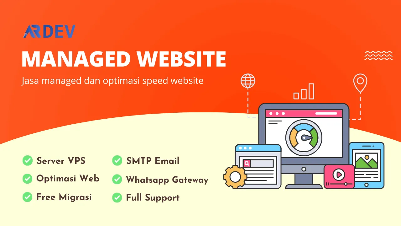 Jasa Managed Website dan Optimasi Speed Web - Ardev